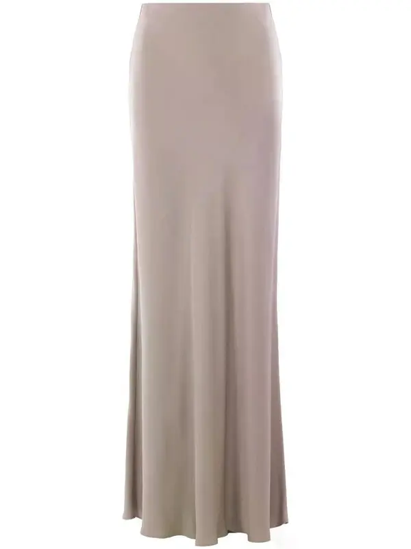 Brunello Cucinelli Satin Mermaid Skirt - Neutrals