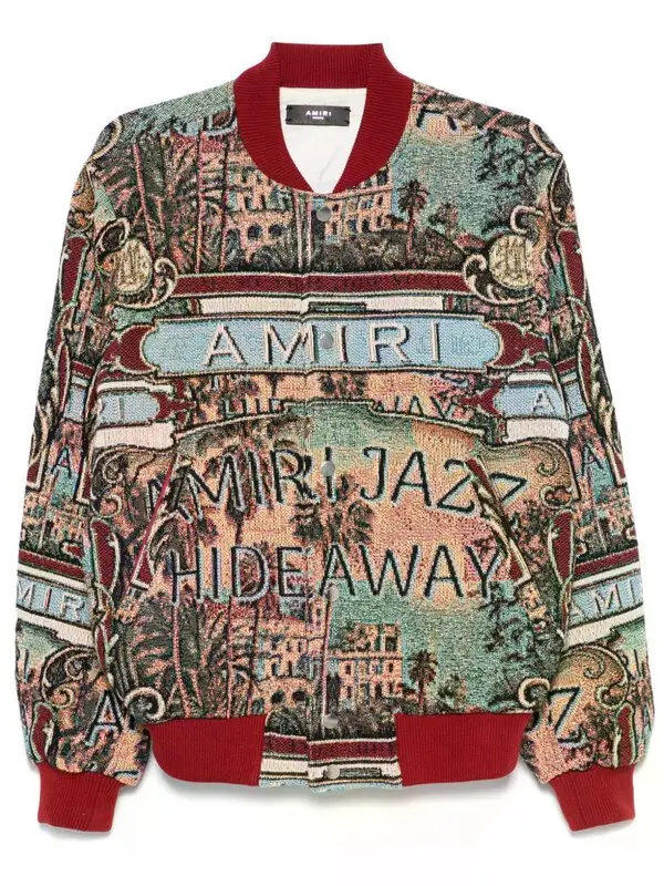 Amiri Jazz Hideaway Bomber Jacket - Neutrals