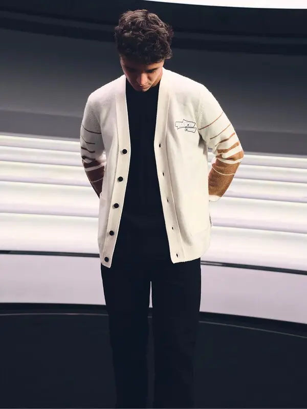 REISS X Mclaren F1 Team Varsity Wool-cashmere Cardigan