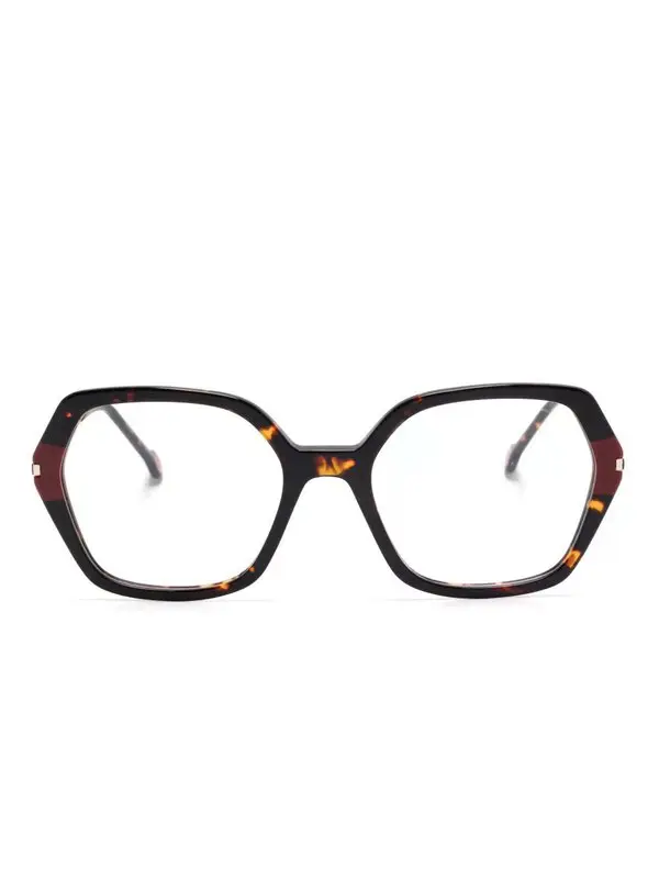 Carolina Herrera Geometric Frame Glasses