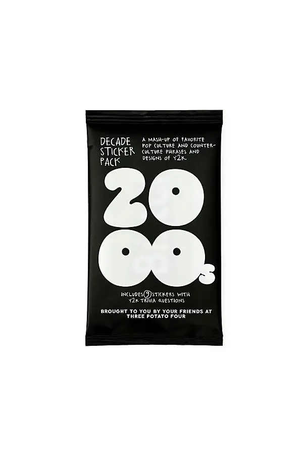 THREE POTATO FOUR Decade Sticker Pack - Y2k