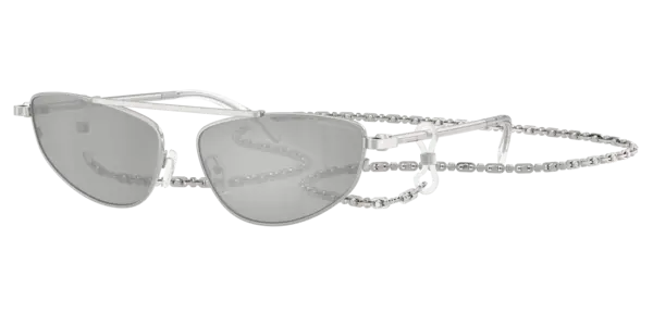 Michael Kors Aviator Sunglasses - Silver Mirror