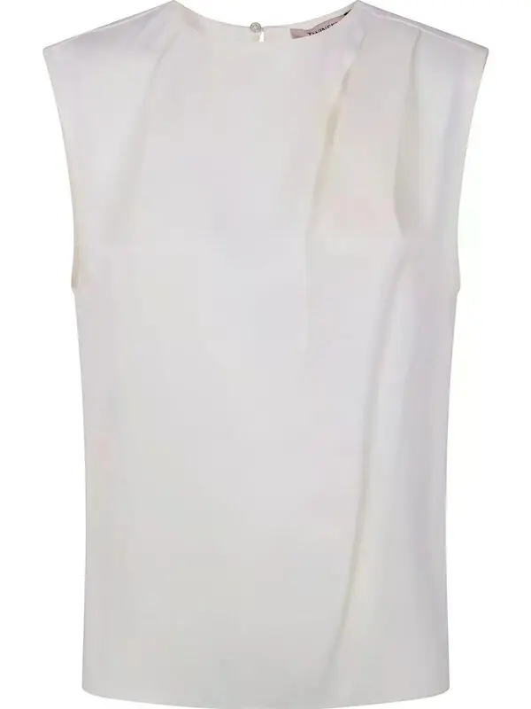 TWINSET Pleat-detail Top - White