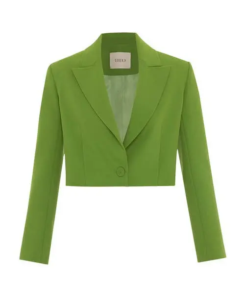 THEO THE LABEL Harmonia Cropped Jacket