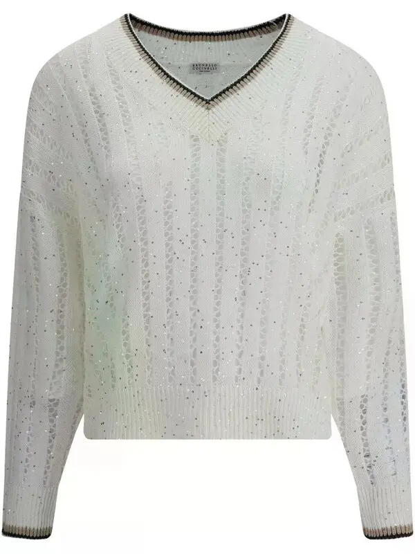 Brunello Cucinelli Sequins-embellished Sweater