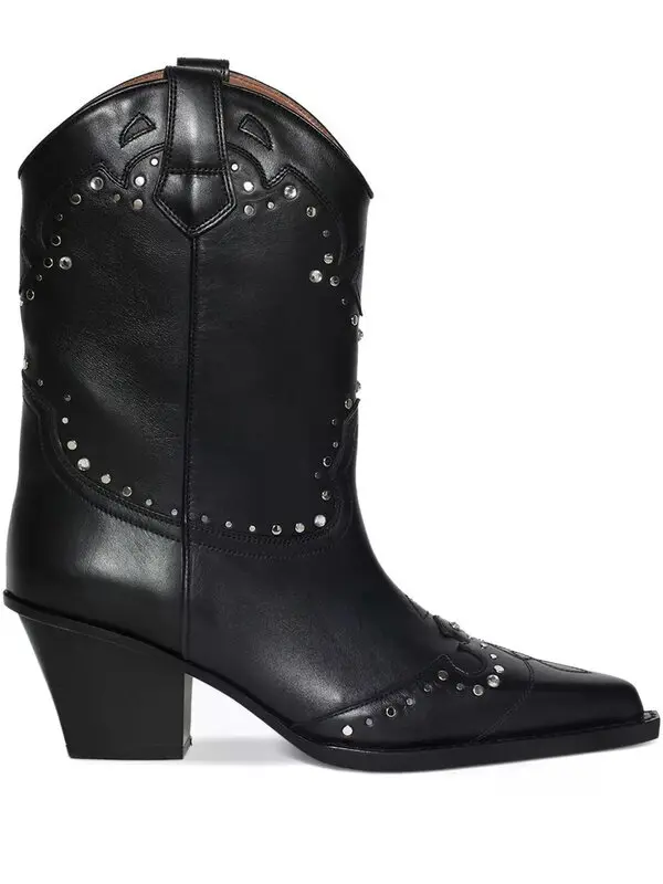 Paris Texas 60mm Janice Boots - Black