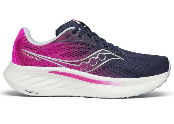 Saucony Ride 18 - Navy Blue/fuchsia