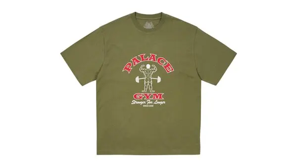 PALACE Stronger For Longer T-shirt - The Deep Green