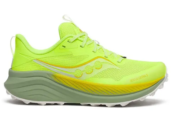 Saucony Xodus Ultra 3 Athletic Sneakers - Citron/sage