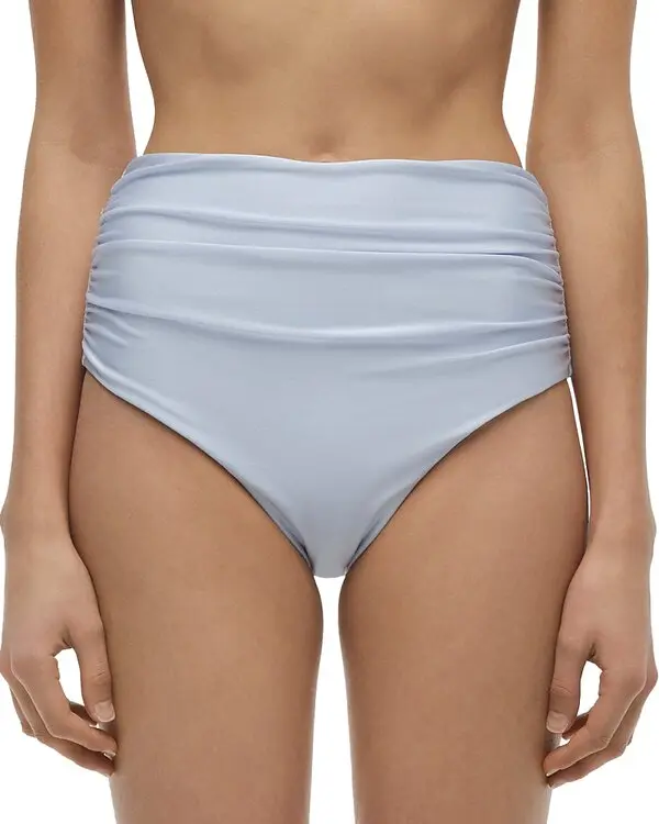 Simkhai Teya Ruched Bikini Bottom - Periwinkle Sky