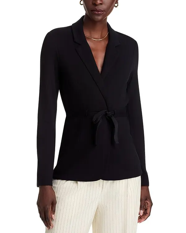 Majestic Filatures Tie Detailed Blazer