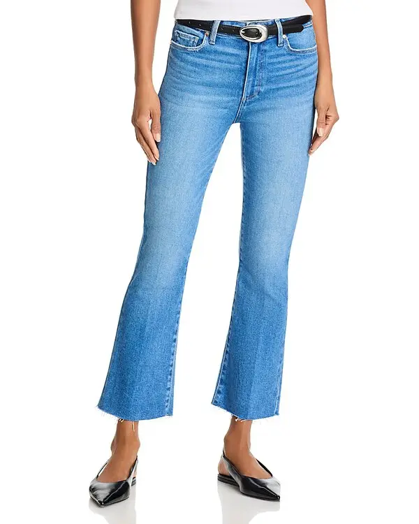 Paige Colette High Rise Crop Flare Jeans