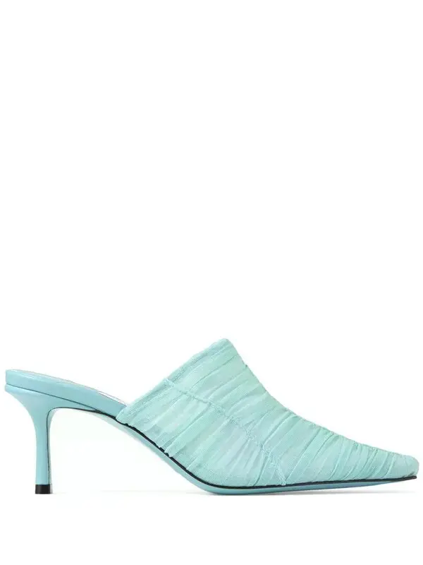 JIMMY CHOO 65mm Lotta Mules - Blue
