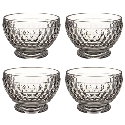 VILLEROY & BOCH Boston Set Of 4 Individual Bowl - Clear