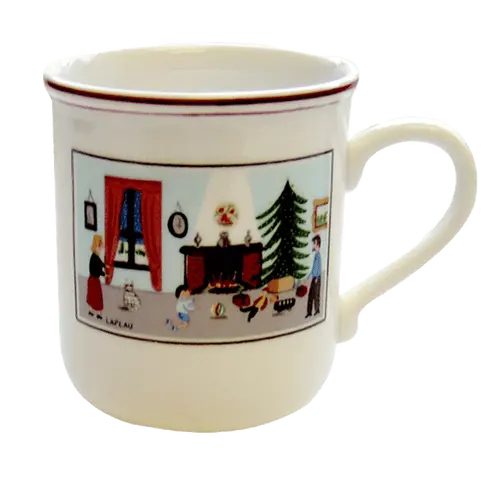 VILLEROY & BOCH Naif Christmas Mug - White