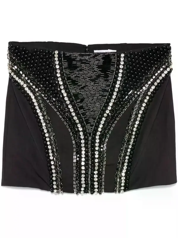 Patrizia Pepe Embellished Mini Skirt