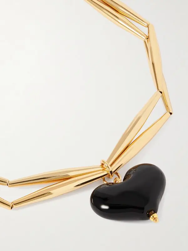 Tohum Design Cuore Duo Necklace - Black