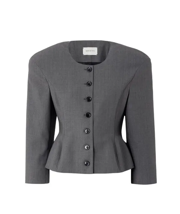 Magda Butrym Wool And Silk-blend Blazer