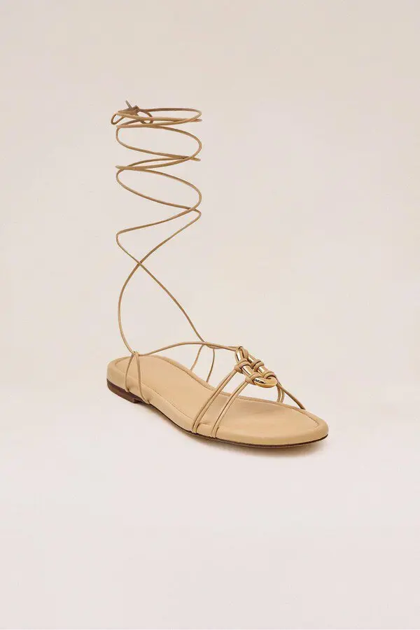 Alexis Delphine Lace-up Sandals