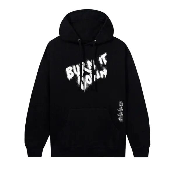 ANTI SOCIAL SOCIAL CLUB X 2 Tone Burn It Down Hoodie - Black