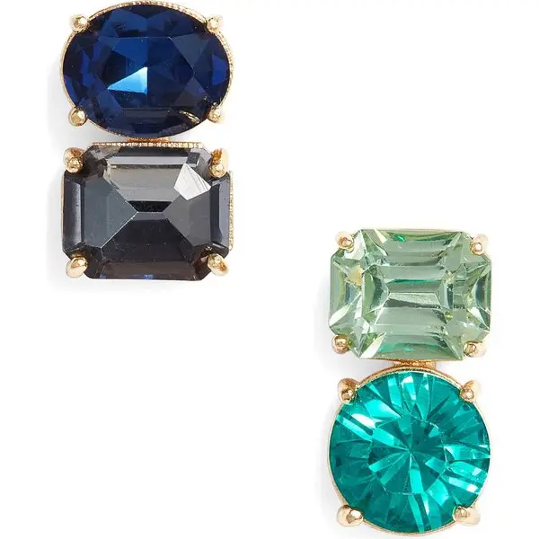 Kate Spade New York Double Drop Asymmetrical Stud Earrings