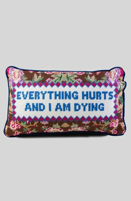 FURBISH Needlepoint Pillow