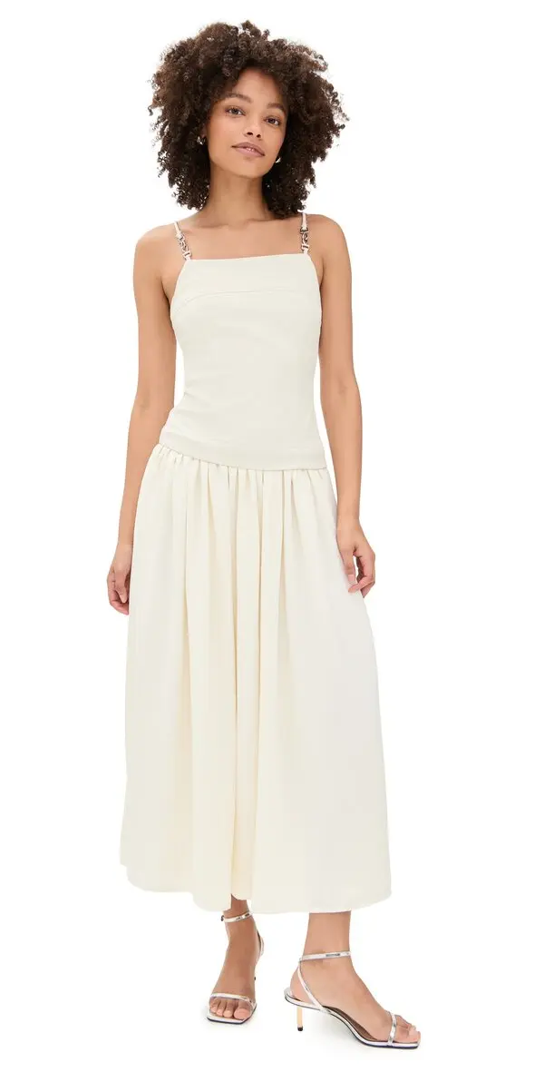 EN SAISON Barrett Mixed Media Maxi Dress