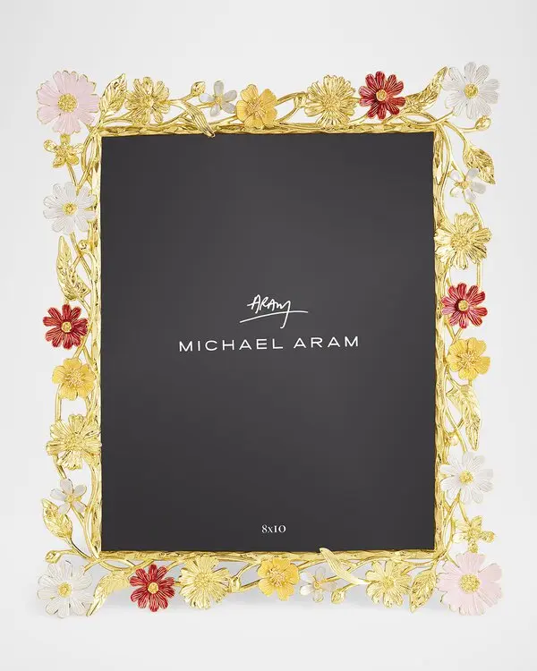 Michael Aram Wildflowers Picture Frame, 8" X 10