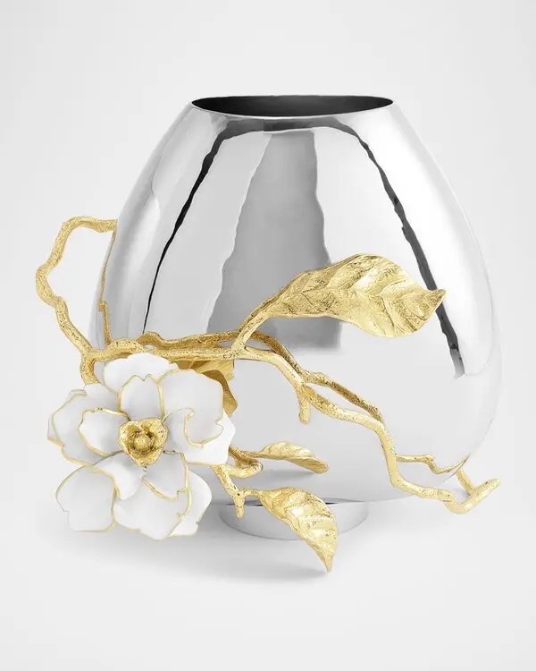 Michael Aram Gardenia Medium Vase - Silver
