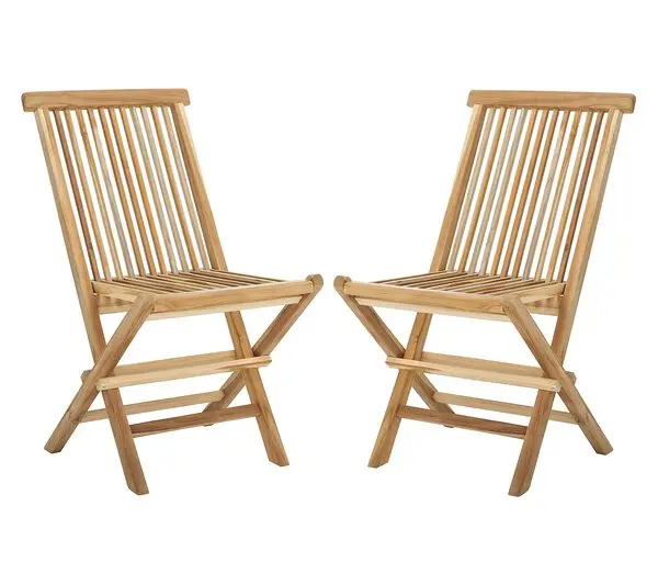 VALERIE PARR HILL Marcus Teak Folding Chair Valerie