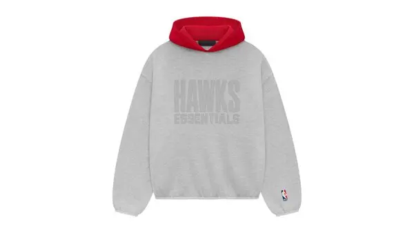 Fear Of God Essentials Hawks Hoodie - Light Heather Grey