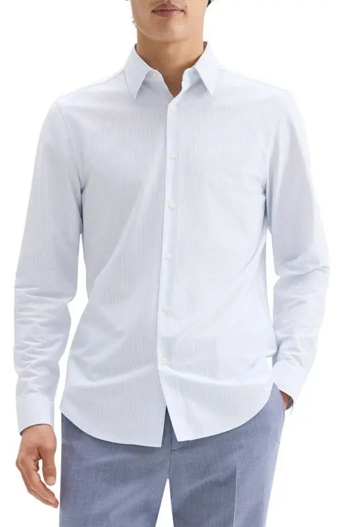 Theory Sylvain Pinstripe Button-up Shirt