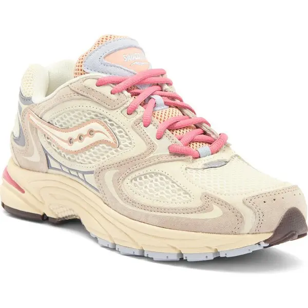 Saucony Grid Jazz Sneaker - Vanilla/ Grey Crafted Capsule