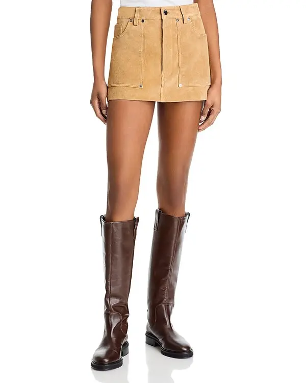 Blanknyc Suede Carpenter Mini Skirt