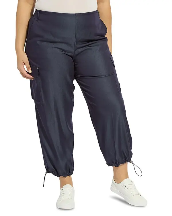 Lyssé Monique Satin Tailored Cargo Pants