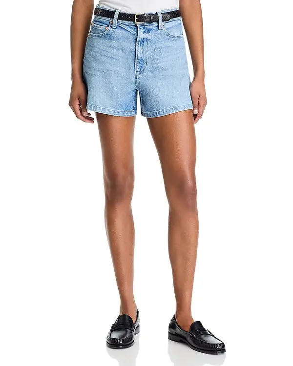 Paige Dani High Rise Denim Shorts - Aniyah Distressed