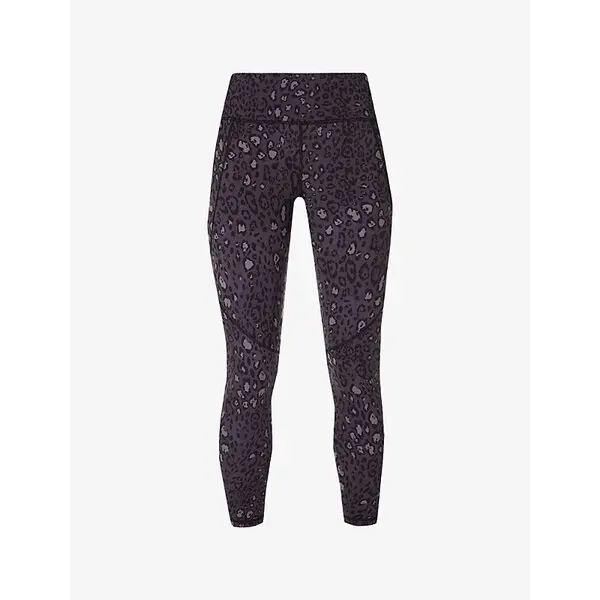 Sweaty Betty Power 7/8 Leopard-print Gym Stretch-woven Leggings