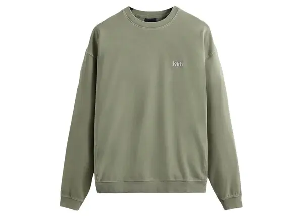 Kith Crystal Wash Interlock Crewneck Sweatshirt