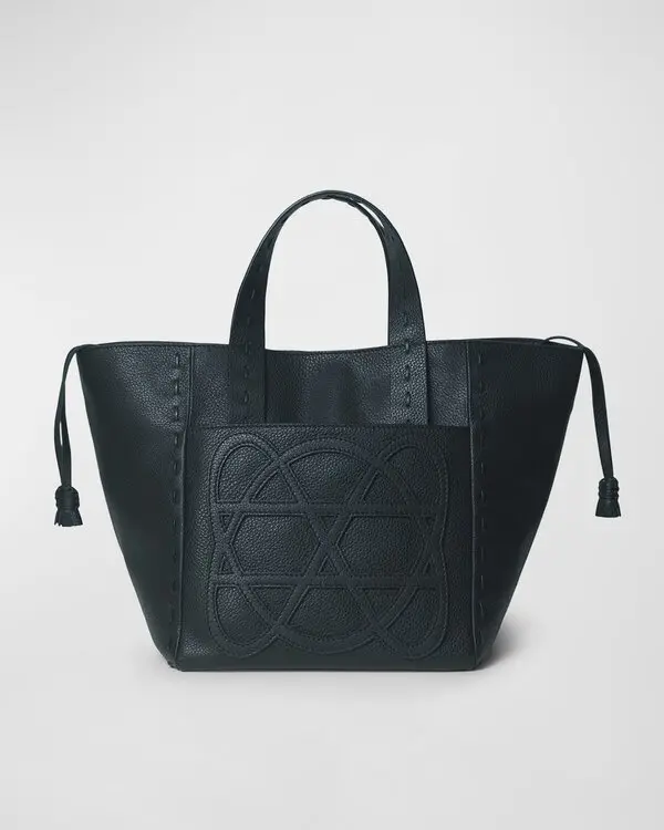 Callista Cleo Grained Leather Top-handle Bag