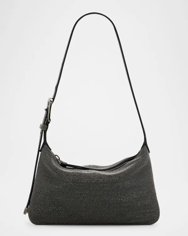 Brunello Cucinelli Allover Monili Shoulder Bag