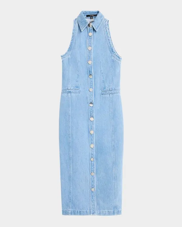 TOCCIN Palmer Denim Midi Dress