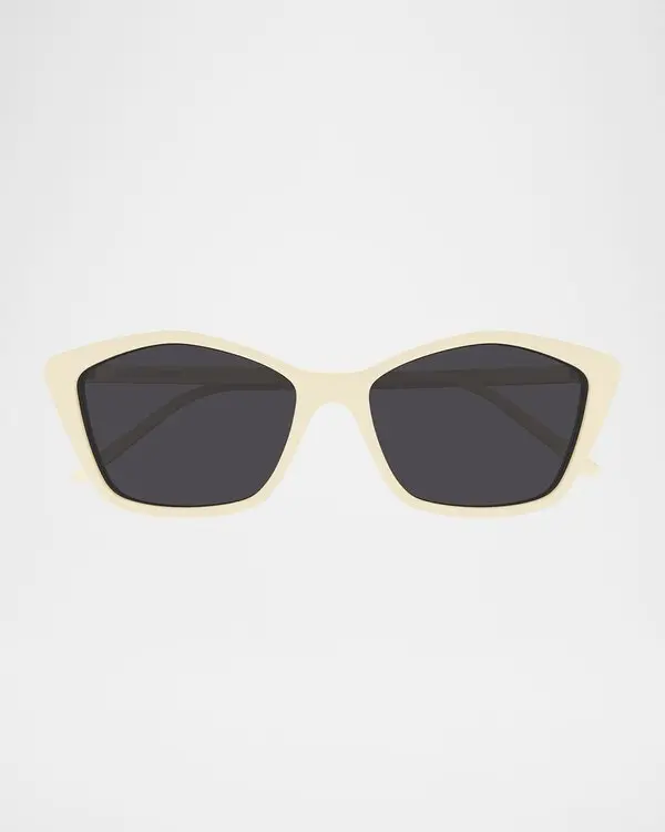 Saint Laurent Cat-eye Sunglasses - Shiny Solid Ivory