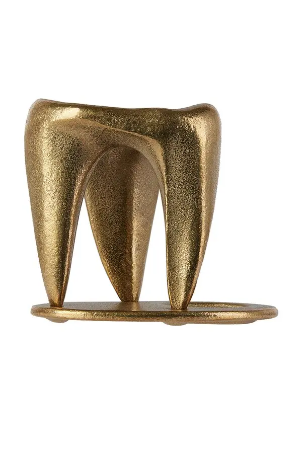 TSU LANGE YOR Oil Burner In Metallic Bronze - Brass