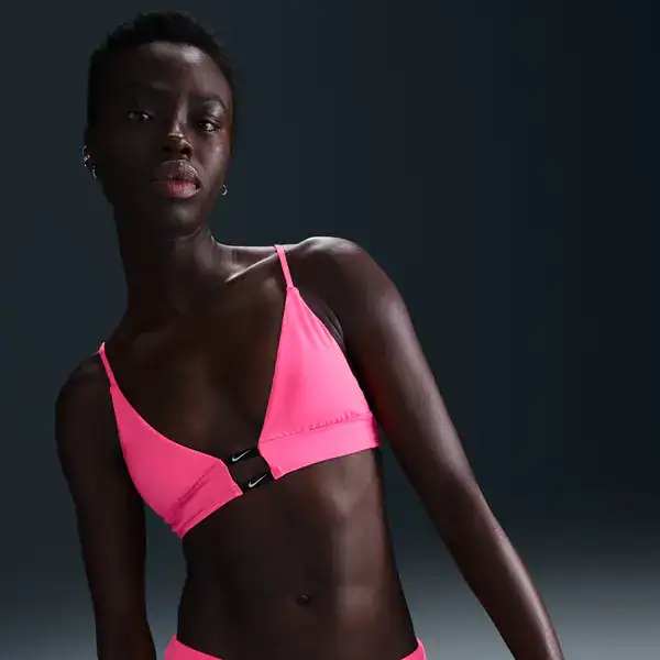 Nike Sneakerkini 2.0 Bralette Bikini Top - Pink | Editorialist