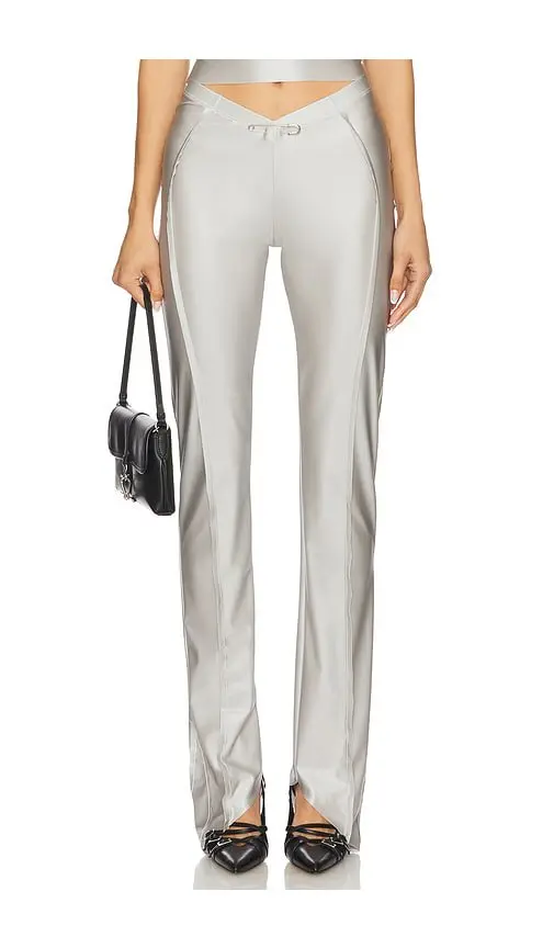 SAMI MIRO VINTAGE Asymmetric Metallic Pant - Quartz Stretch