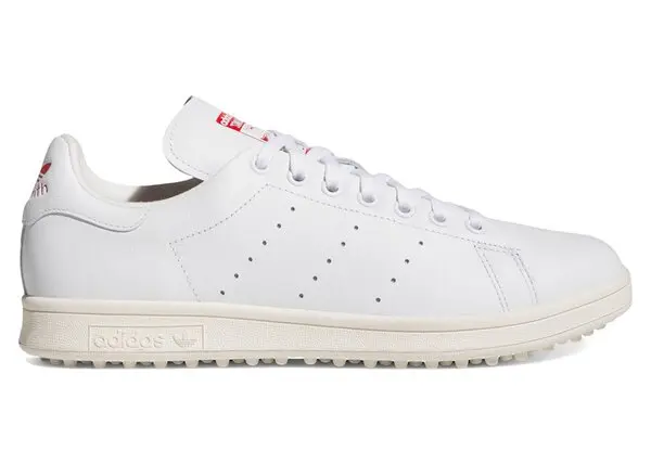 Adidas Stan Smith Spikeless Golf Sneakers - Cloud White/off White/better Scarelet Red