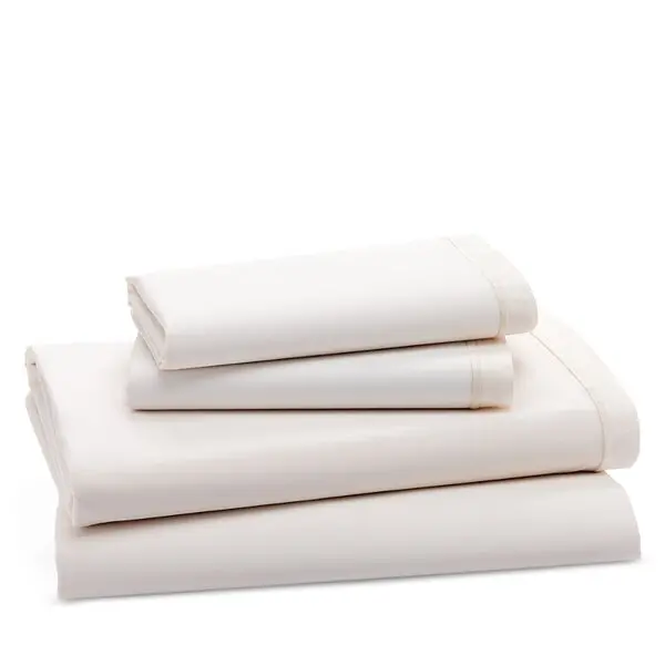 HUDSON PARK COLLECTION Italian Percale Twin Sheet Set Exclusive - Vanilla Sky