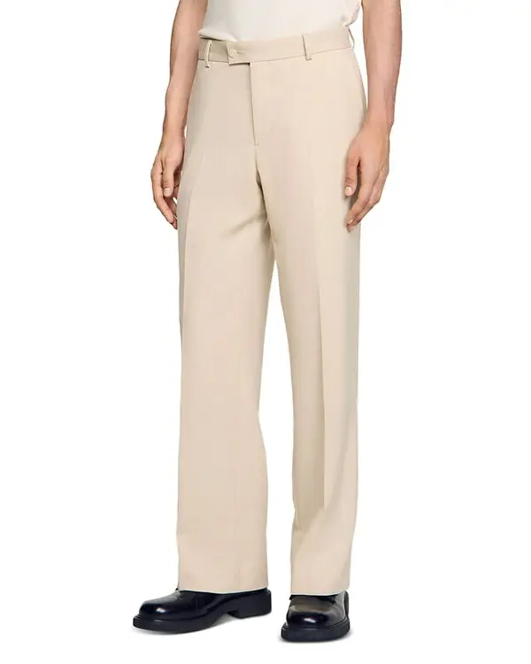 Sandro Wool Suit Trousers