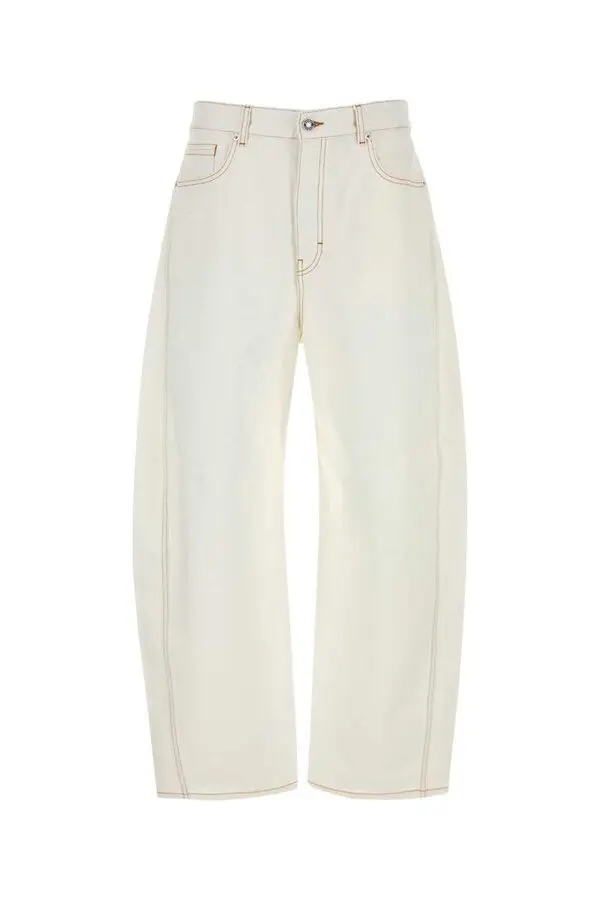 Givenchy Wide Leg Jeans - White