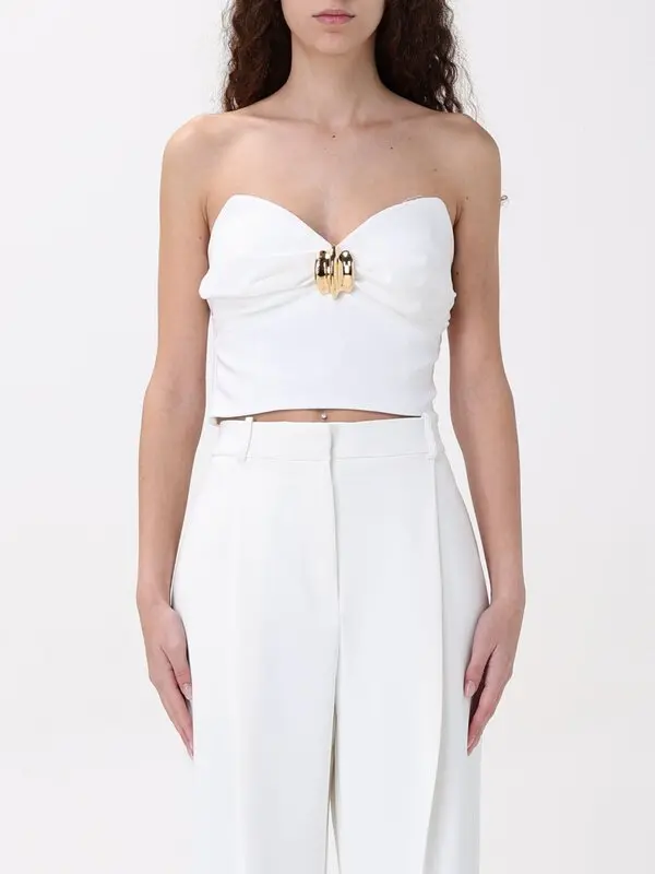 Elisabetta Franchi Strapless Top - White